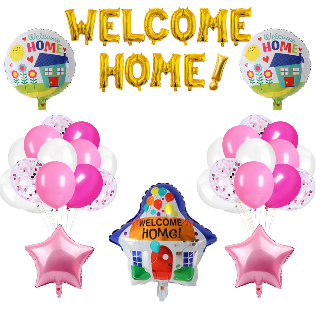 Welcome Home balloon – Party Oasis Qatar