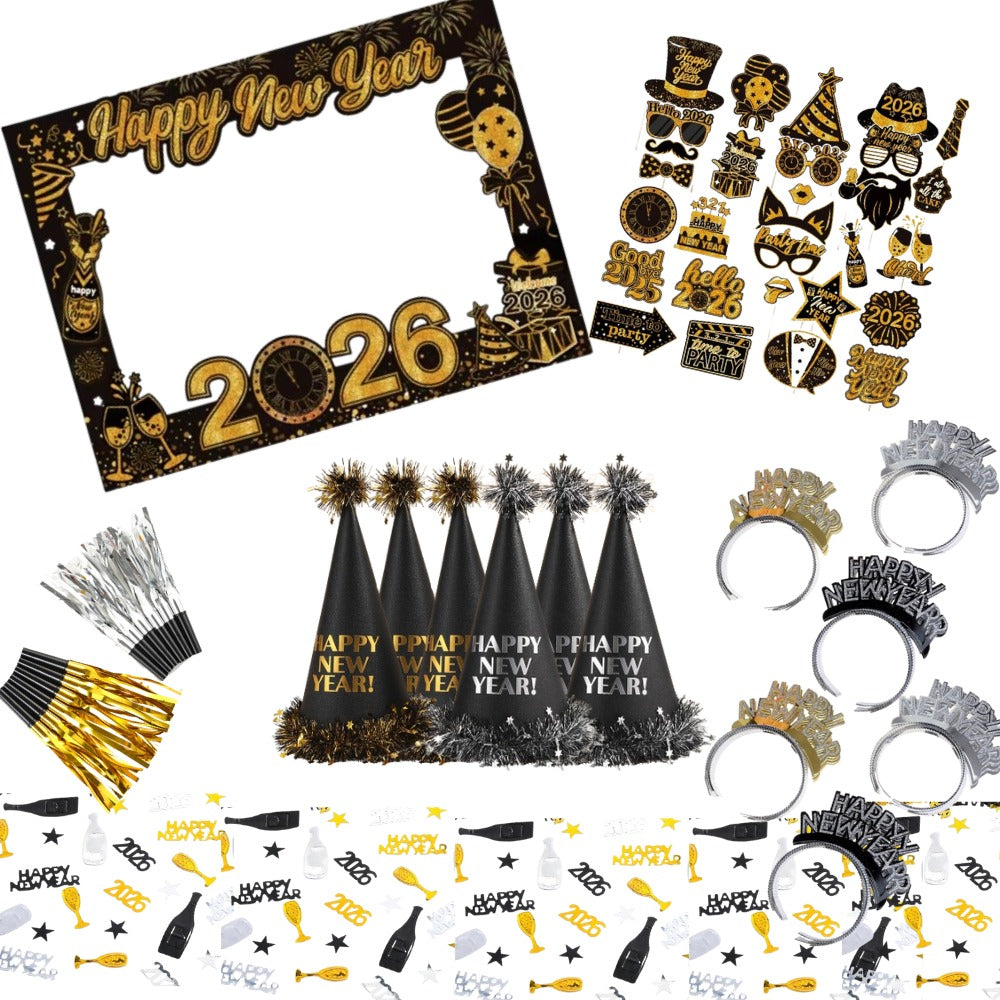 New Year Celebration Photo Prop Kit – Party Oasis Qatar