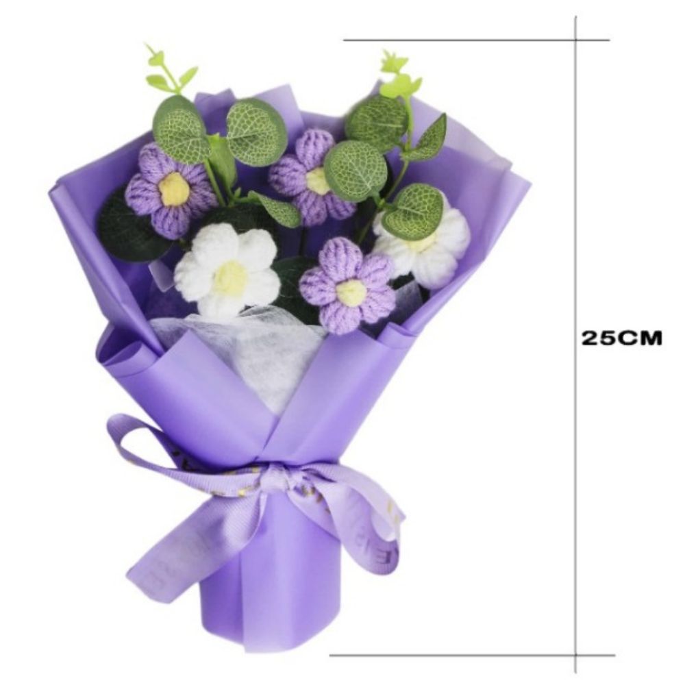 Artificial Flower Bouquet Purple – Party Oasis Qatar