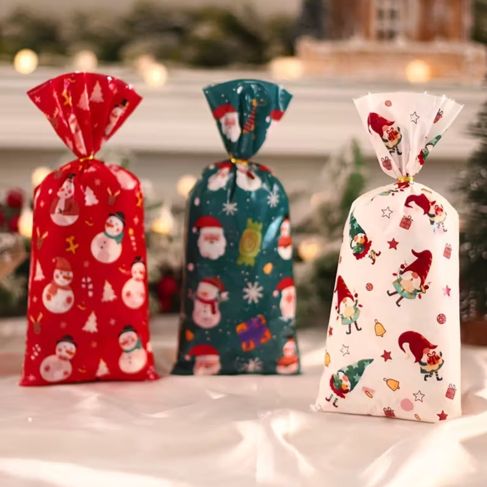 Christmas Candy Bag - Design 1 - 50pcs – Party Oasis Qatar