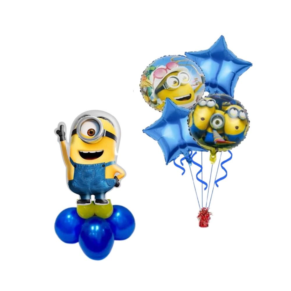 Minion Decoration With Helium – Party Oasis Qatar