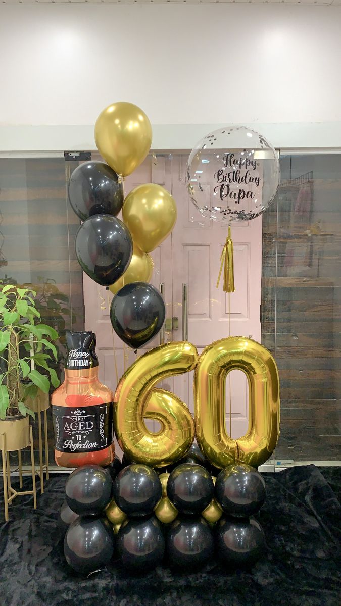 Standalone aged to perfection balloons – Party Oasis Qatar