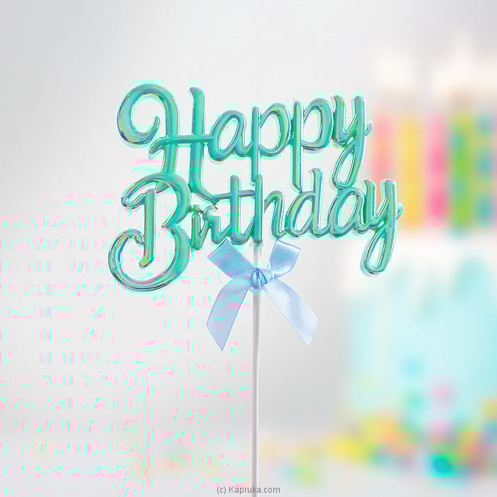 Oasis Birthday Cake Toppers at Oliver Howell-price blog