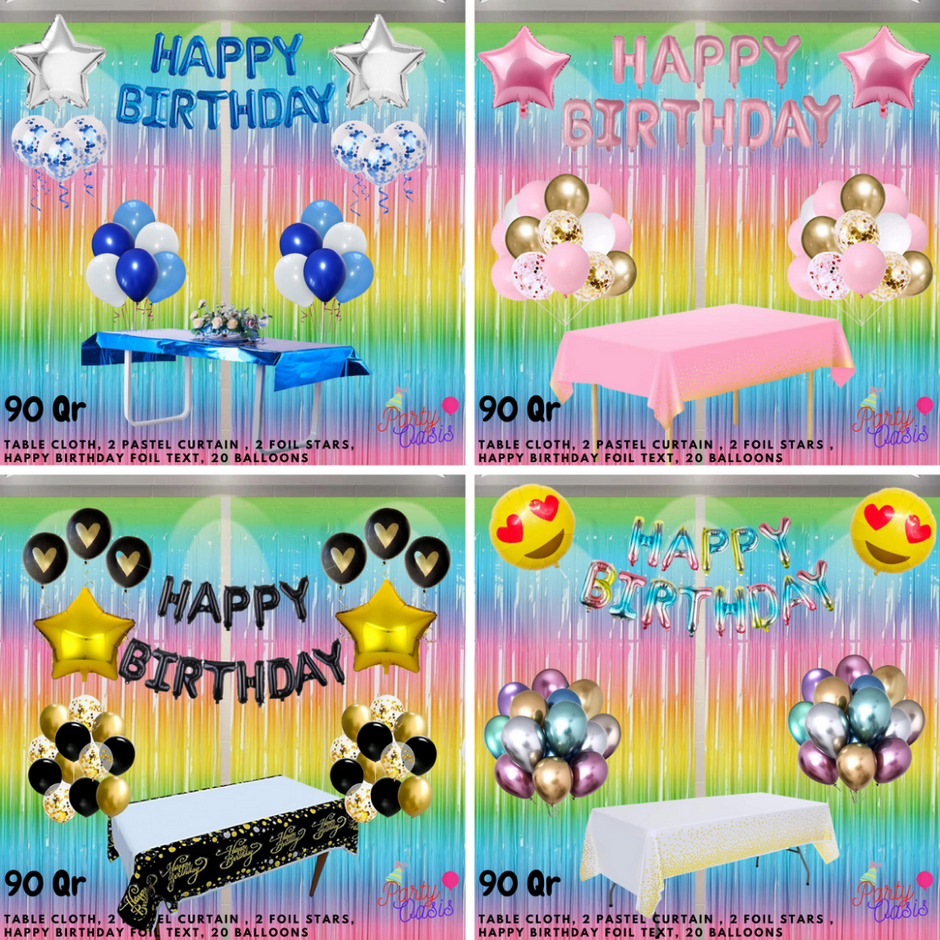 Buy Birthday Party Decoration Sets in Qatar | Party Oasis – Party Oasis ...